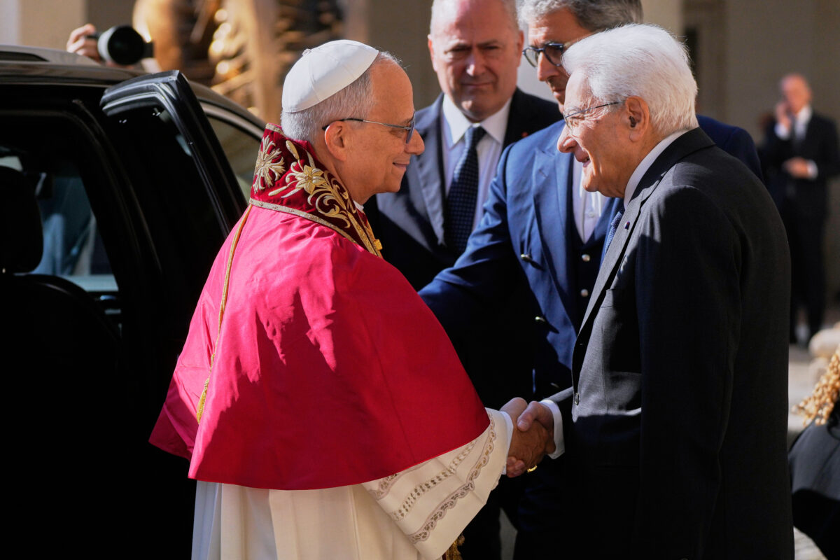 Papa Leone XIV in visita ufficiale al Quirinale. L'Ambasciatore Zanardi ...